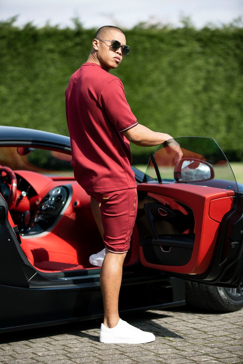 MDC Men's Urban Burgundy Shorts | Monde D'or